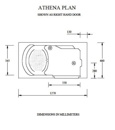 The Athena Walk In Bath from Essential Bathing ltd