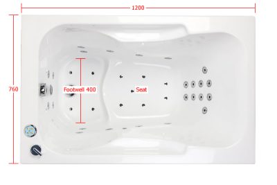 The Tancho Bath Deep Soaking Bath from Essential Bathing ltd